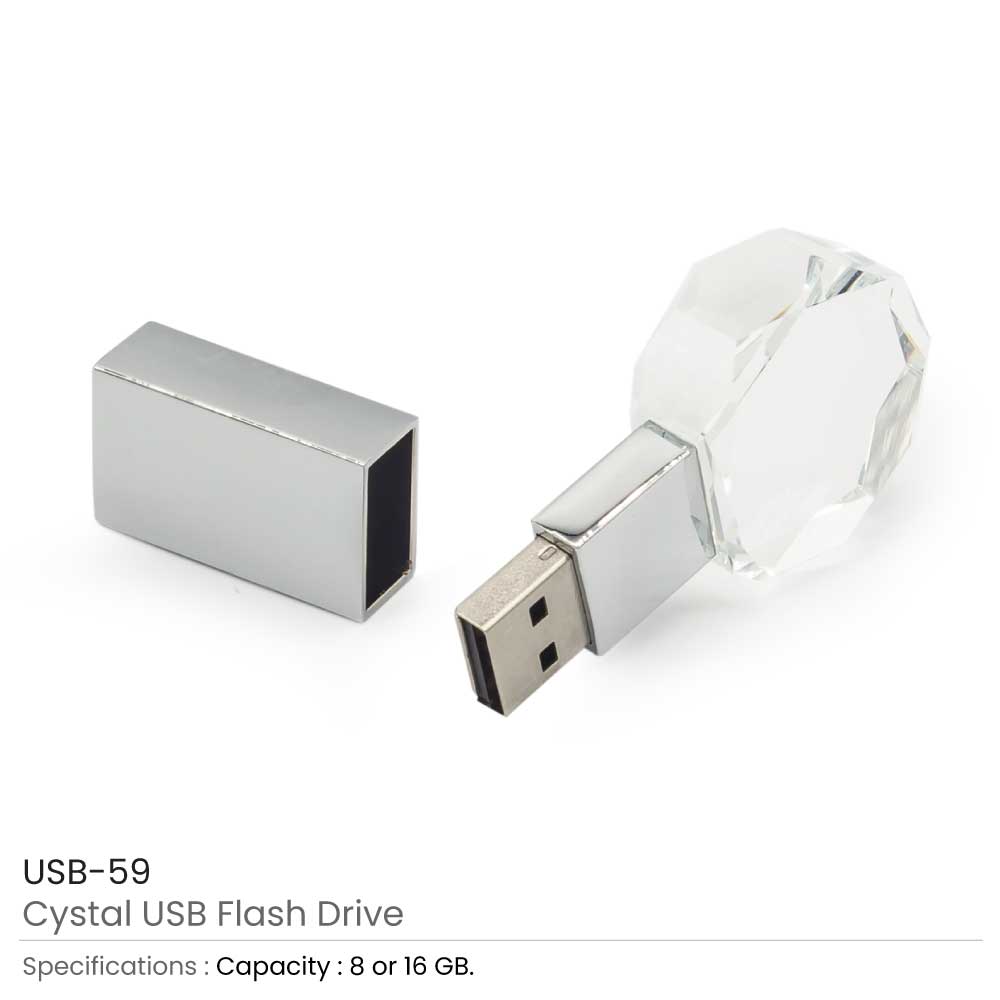 Crystal USB Flash Drives | Promotional Gifts Suppliers