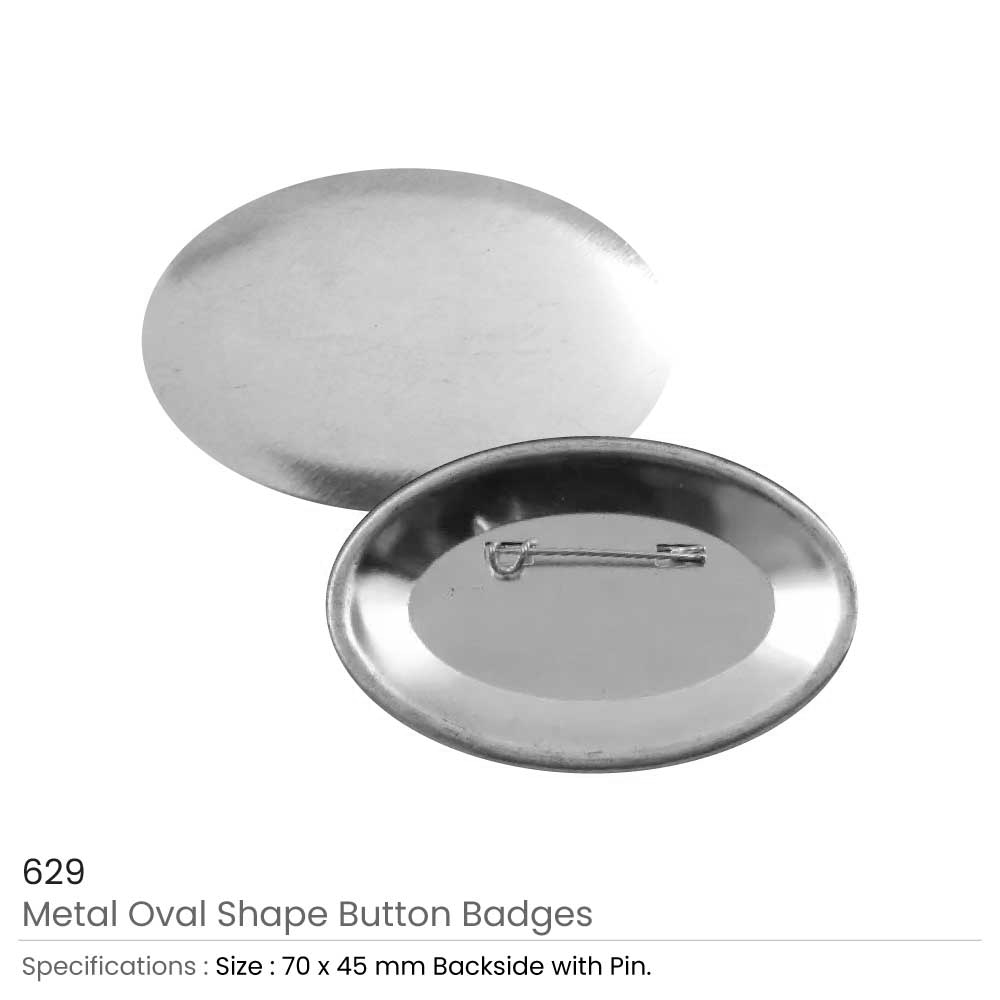 Oval Button Badges | Promotional Gifts Suppliers