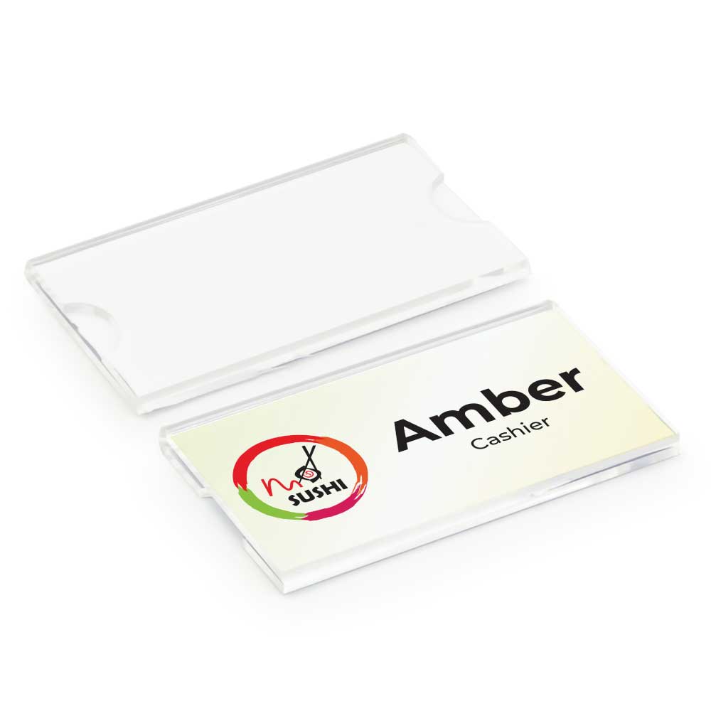 Reusable Acrylic Name Badges | Promotional Gifts Suppliers
